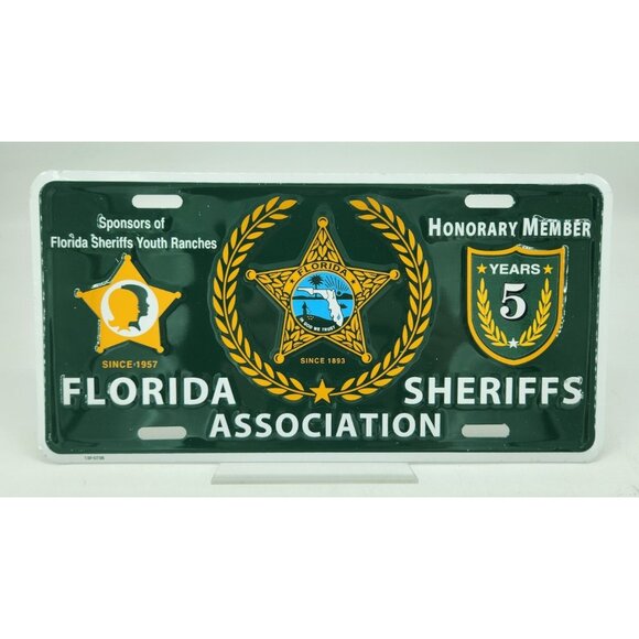 Other | Florida Sheriffs Association License Plate Honorary Member ...